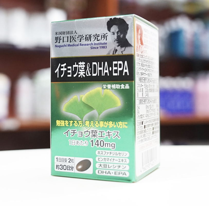 Viên uống bổ não DHA EPA Ginkgo Noguchi 60 viên của Nhật Bản | Daikoku.vn