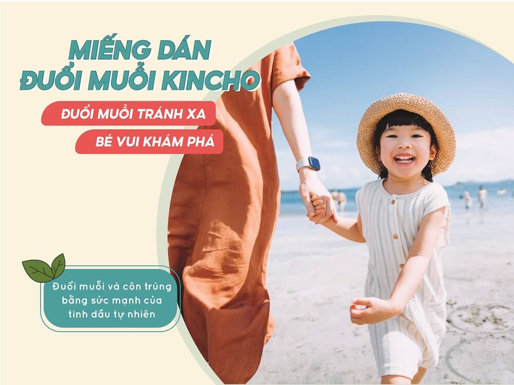 MIẾNG DÁN TRÁNH MUỖI HƯƠNG CAM NGỌT KINCHO (24 MIẾNG/TÚI)
