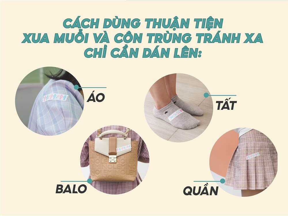 MIẾNG DÁN TRÁNH MUỖI HƯƠNG CAM NGỌT KINCHO (24 MIẾNG/TÚI)